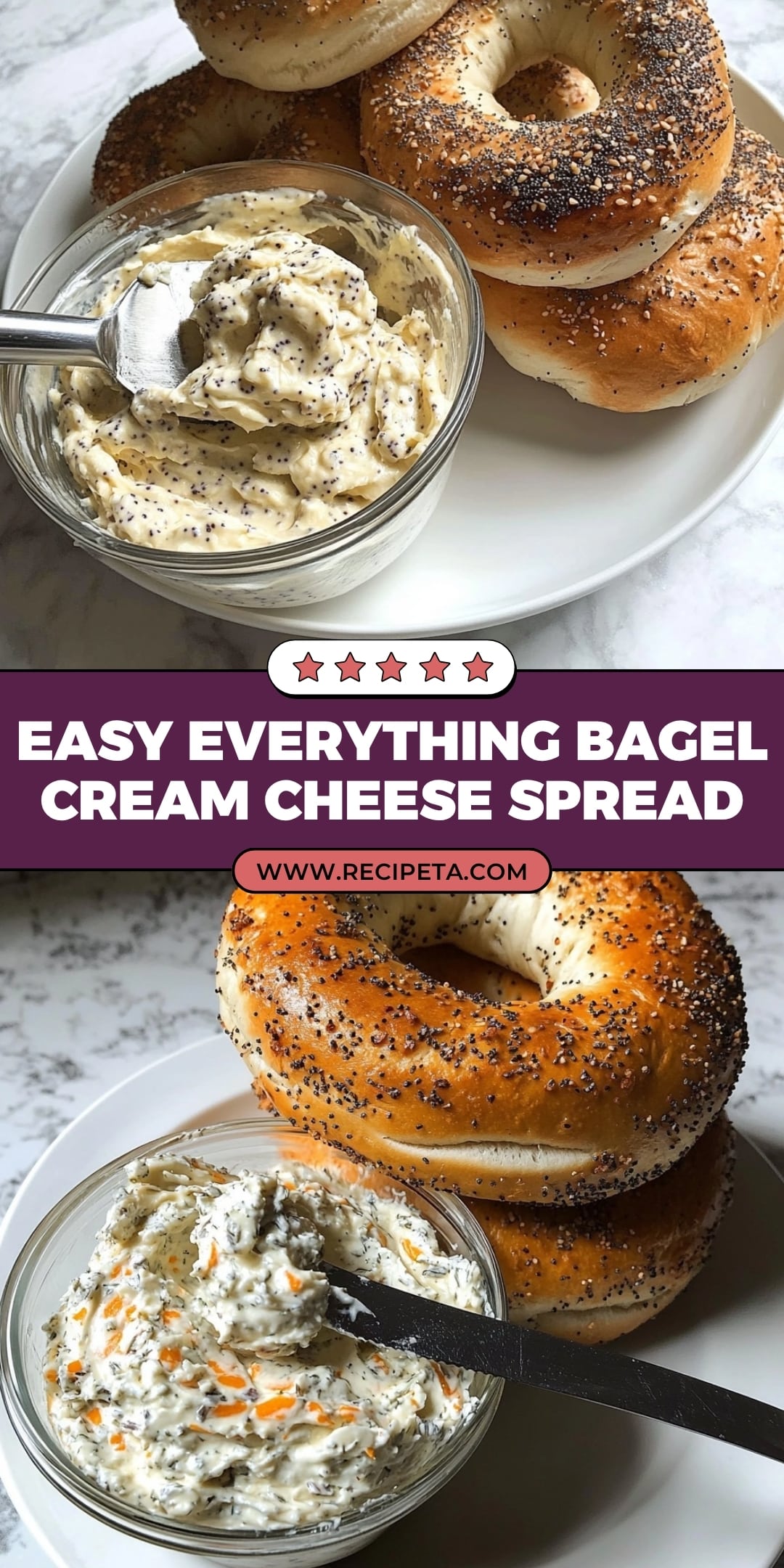 Everything Bagel Cream Cheese Spread: Savory Upgrade Recipe