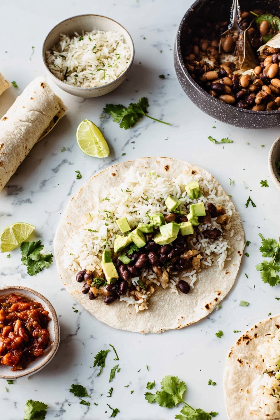 Black Bean Rice Burritos: Flavorful & Easy Vegetarian Meal