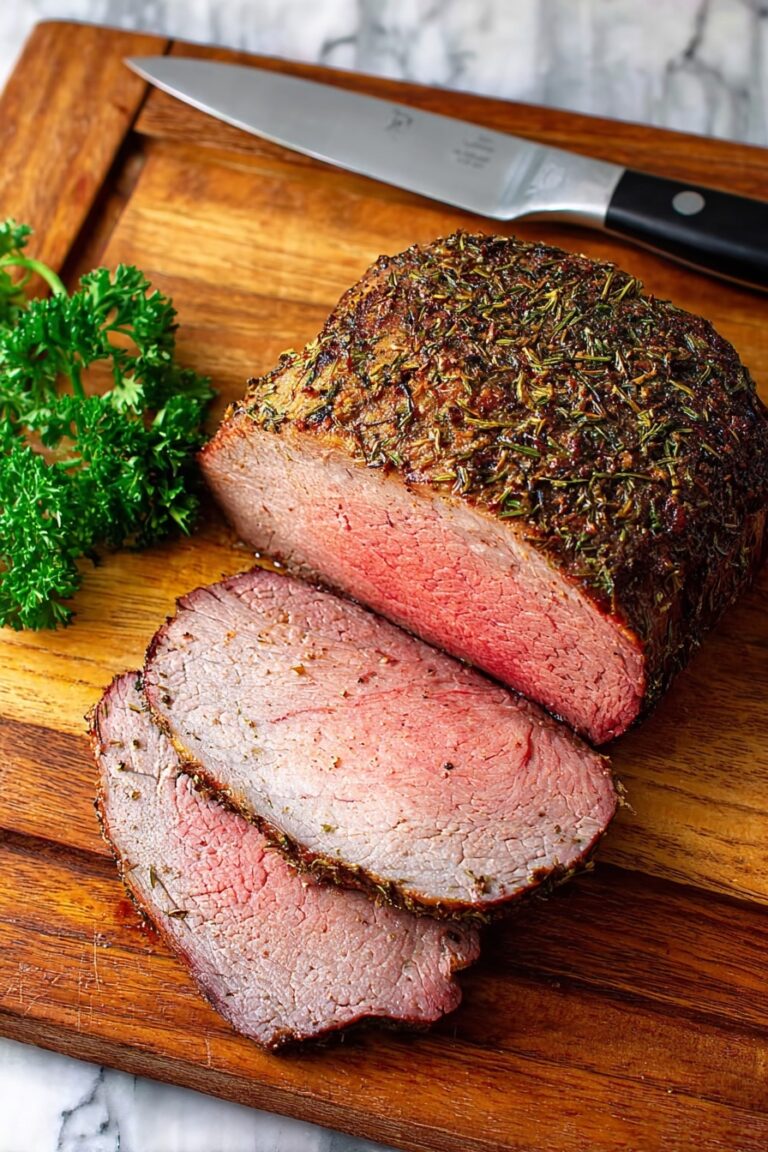 Juicy Oven-Roasted Bottom Round Beef: Easy & Flavorful